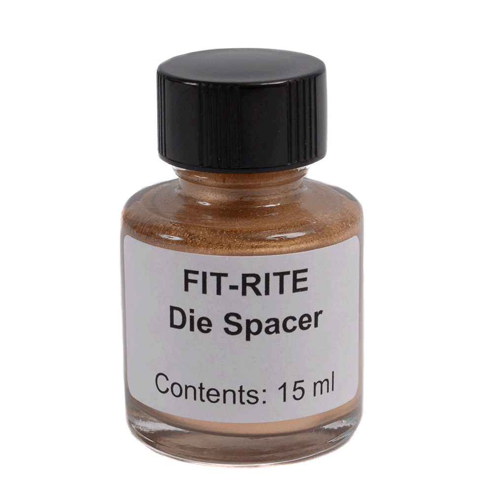 Abbey Dental Supplies - Fit-Rite Die Spacer Gold 25mic 15ml Btl (Flammable)